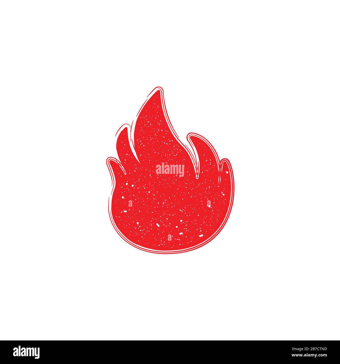 red fire flame logo Ideas. Inspiration logo design. Template Vector ...