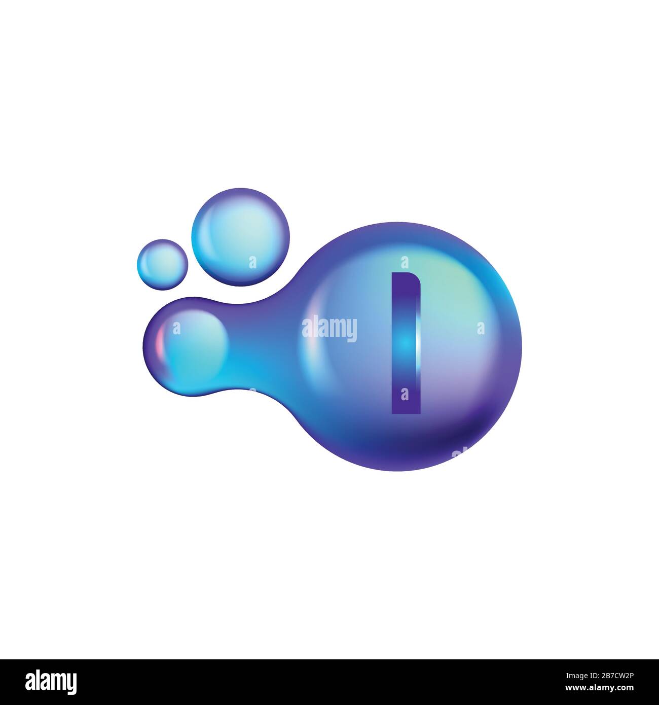 initial letter i with dots, medical, vitamin, molecule logo Ideas ...