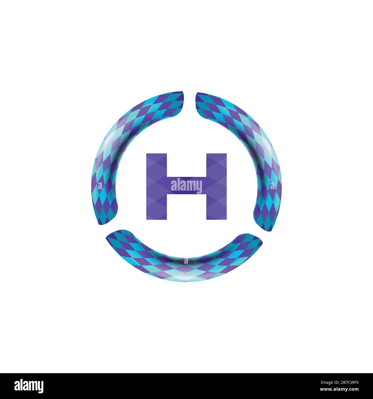initial letter h round, circle logo Ideas. Inspiration logo design ...