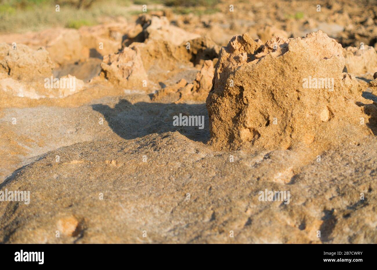 alien landscapes built of sand by nature itself Stock Photo - Alamy