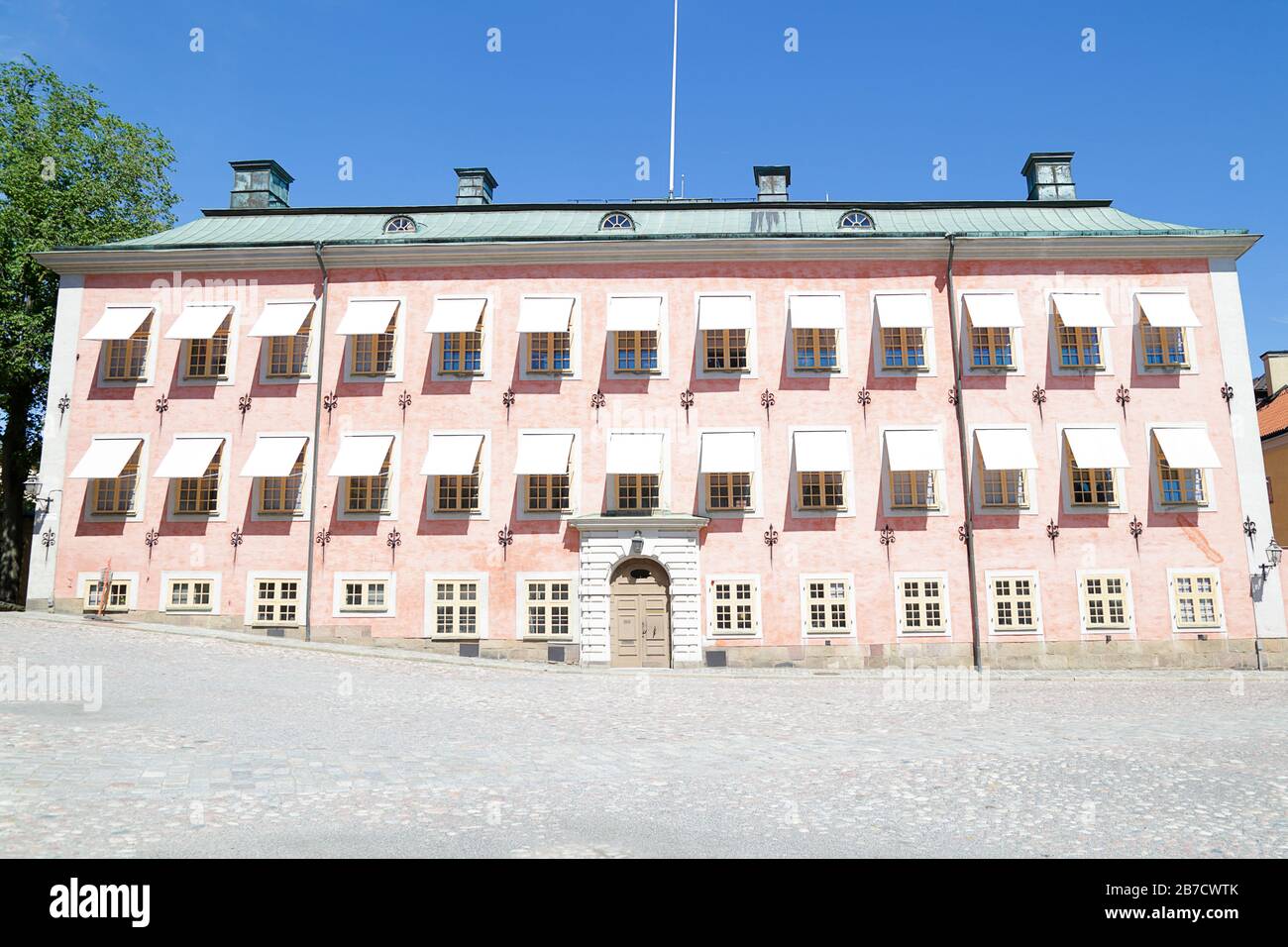 Facade of Stenbock Palace on Riddarholmen island Stockholm, Sweden ...