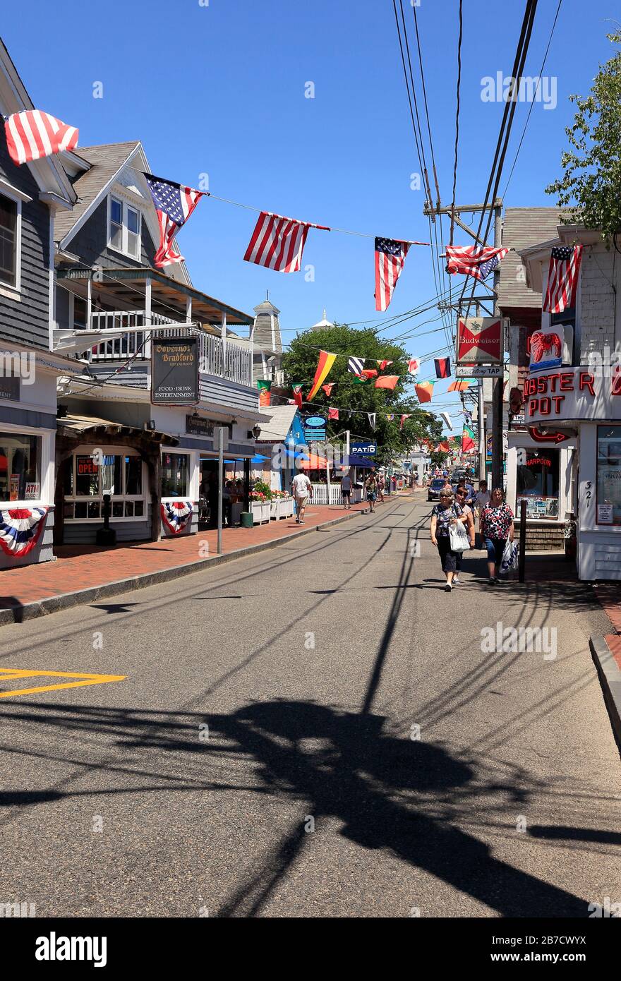 Provincetown flags hi-res stock photography and images - Alamy