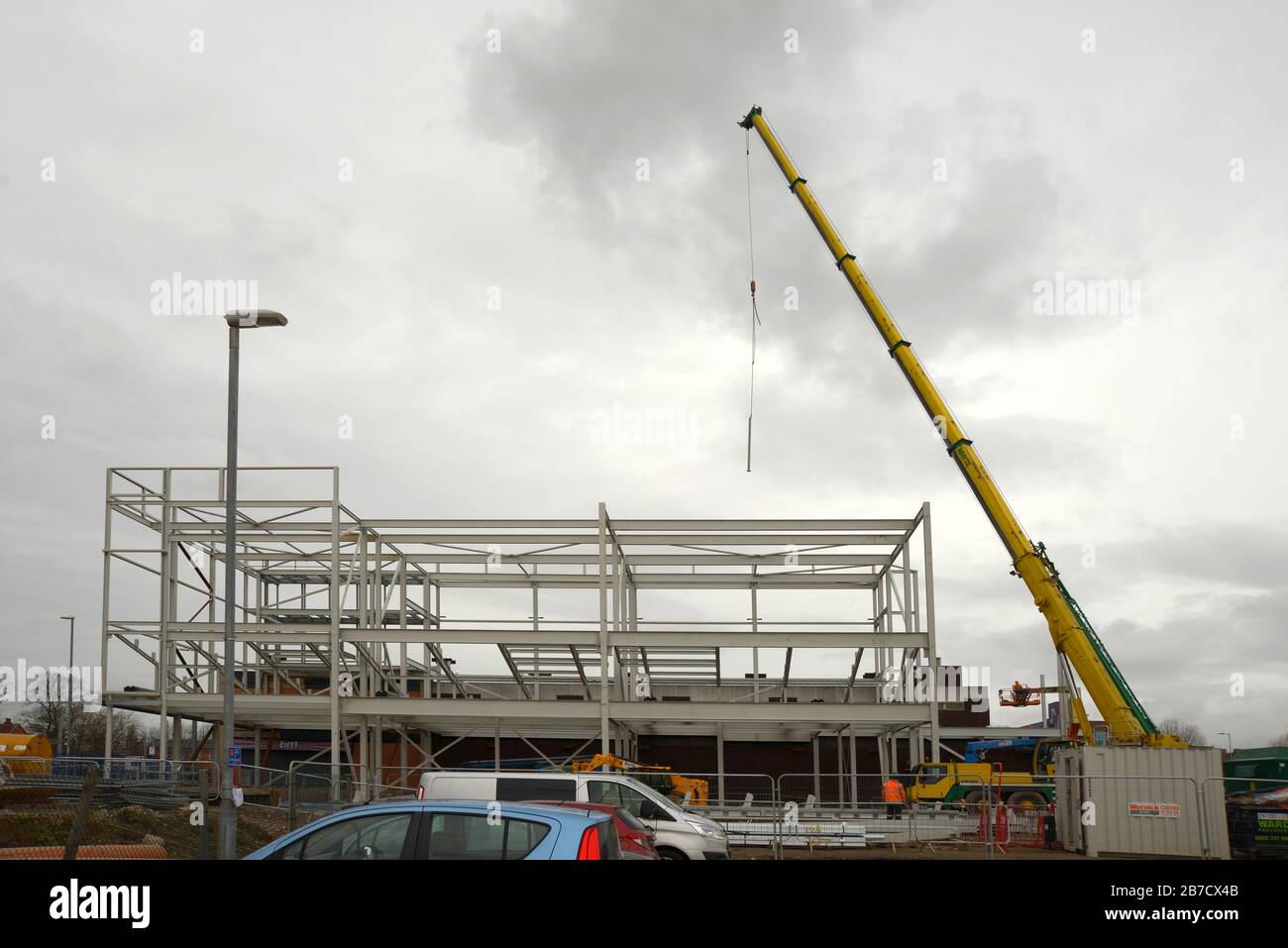 Development at Beeston Square, in progress, Nottingham Stock Photo - Alamy