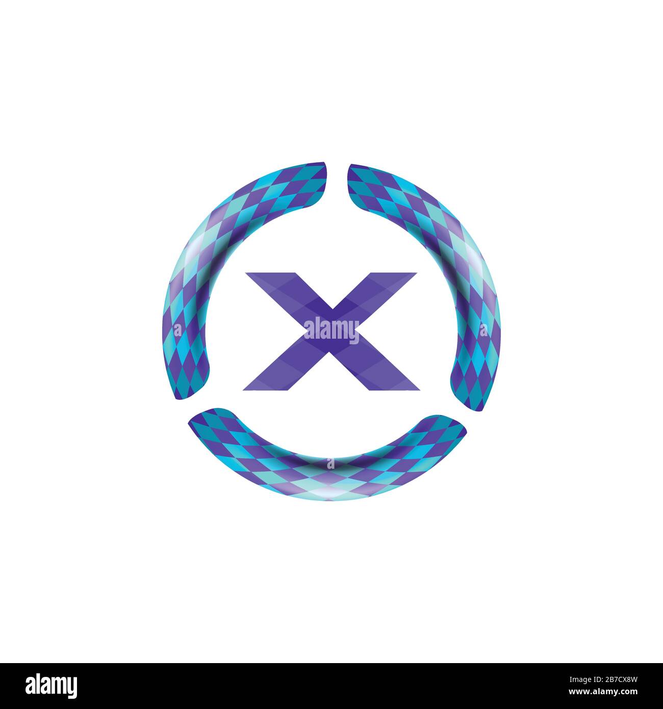 initial letter x round, circle logo Ideas. Inspiration logo design ...