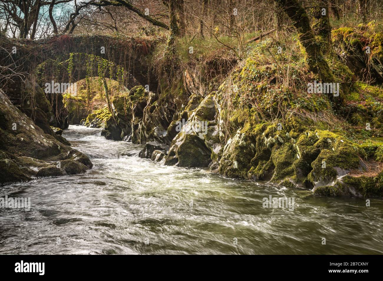 Penmachno bridge hi-res stock photography and images - Alamy
