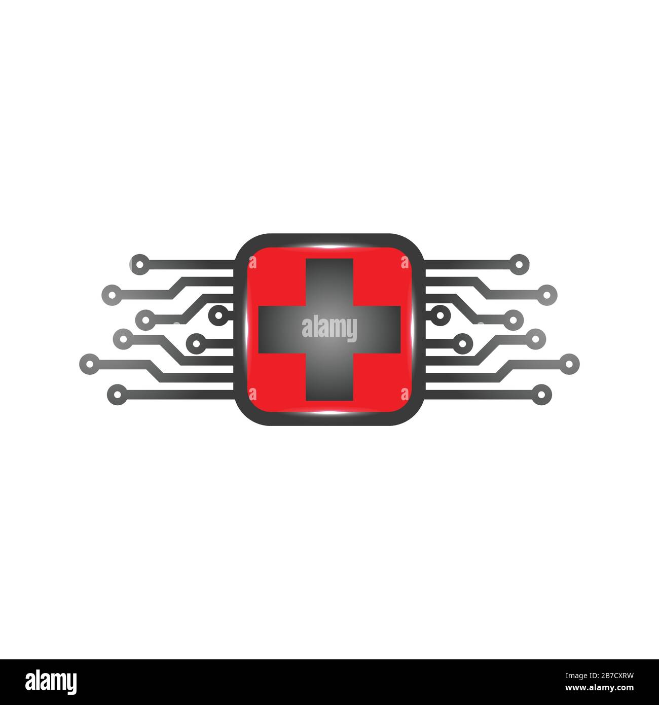Medical technology, healthcare logo Ideas. Inspiration logo design ...