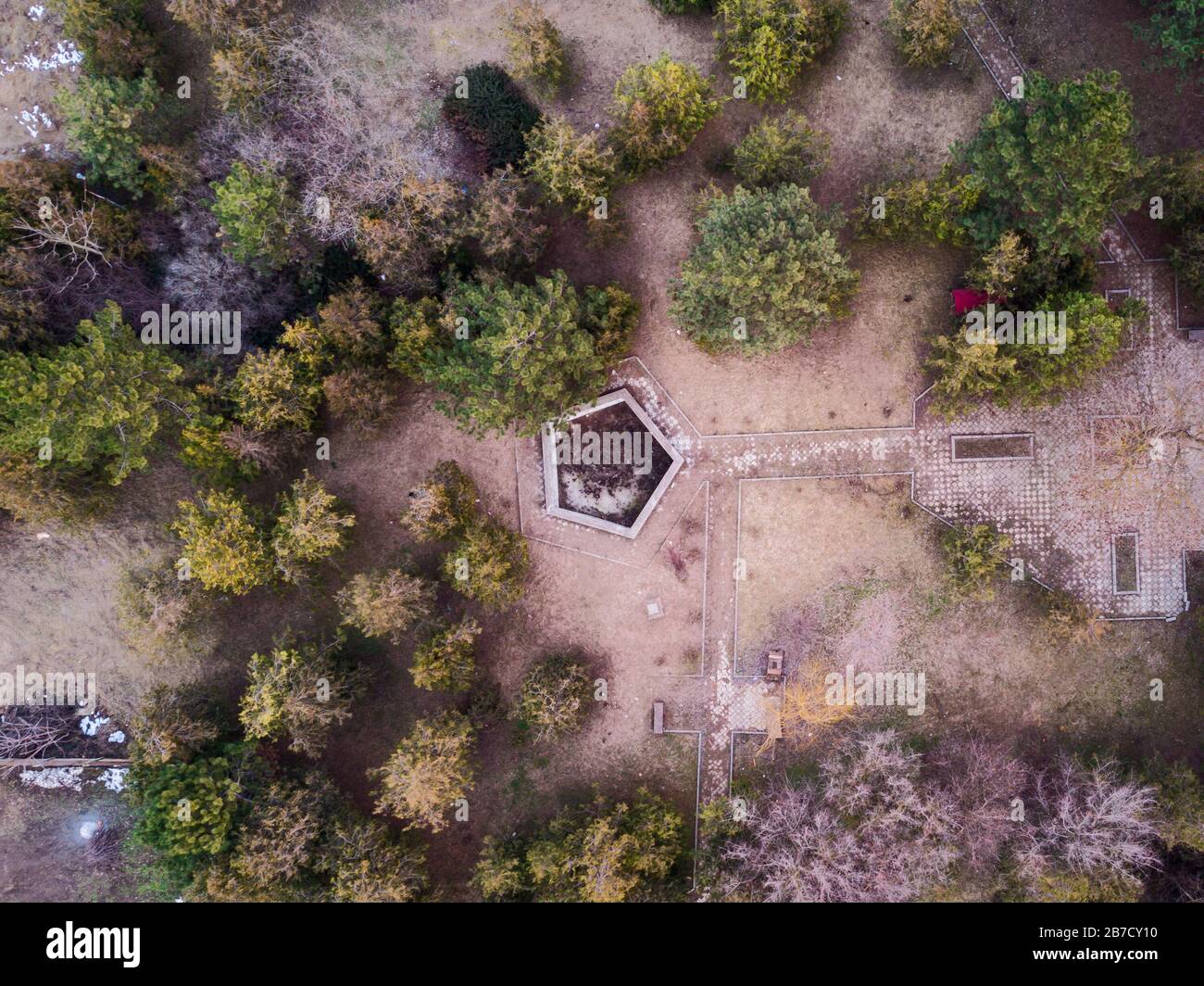 Aerial top down nature patterns hi-res stock photography and images - Alamy