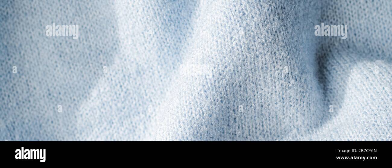 Premium blue fabric texture, decorative textile as background for ...
