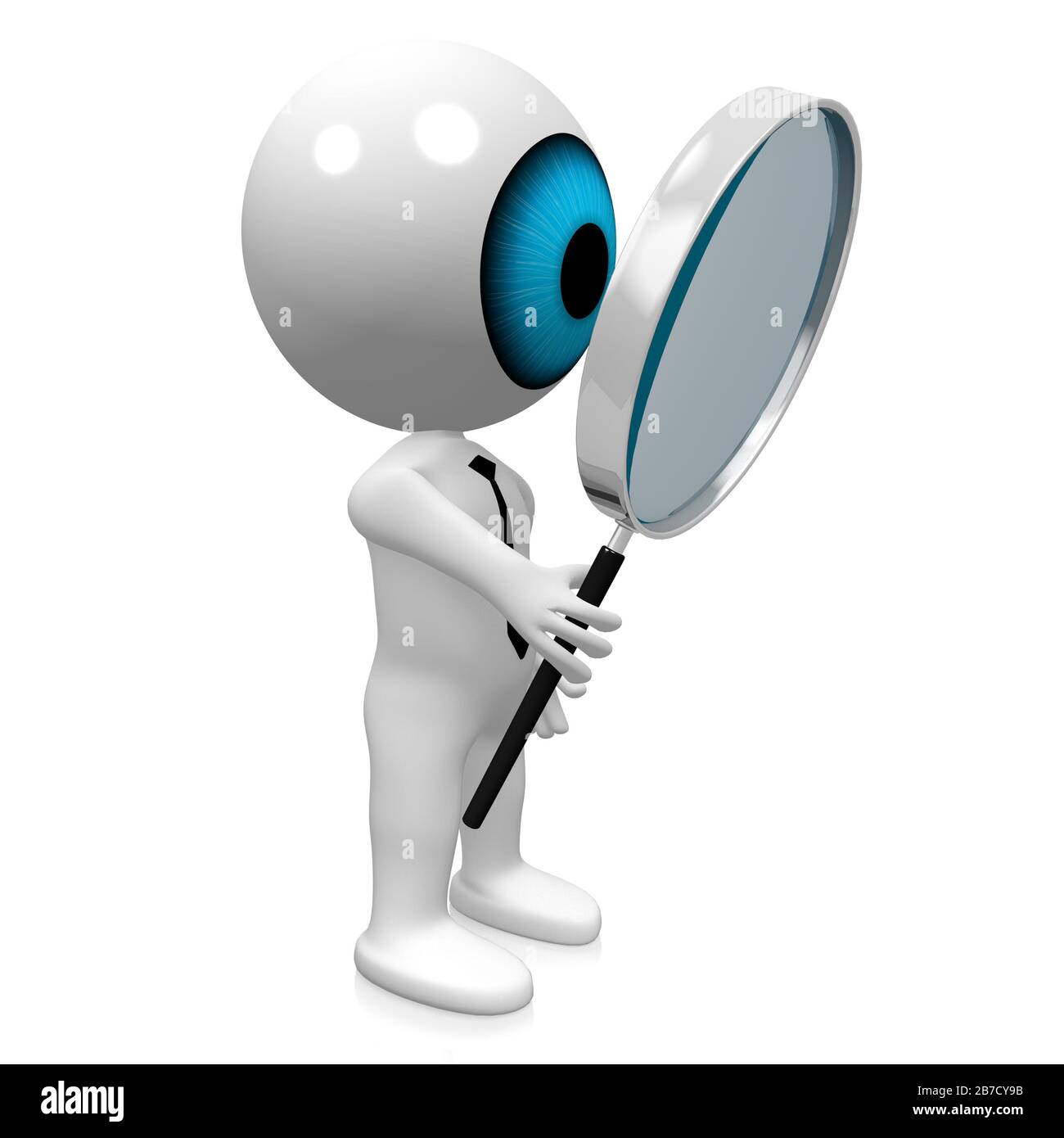 Optician eye test cartoon hi-res stock photography and images - Alamy