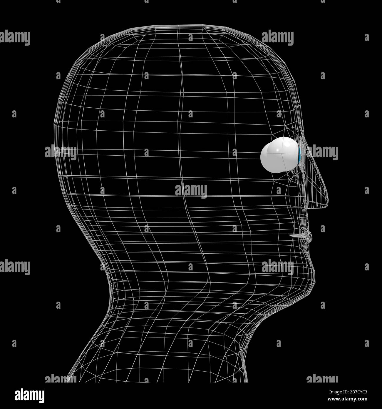 Geometrical man face 3d hi-res stock photography and images - Alamy