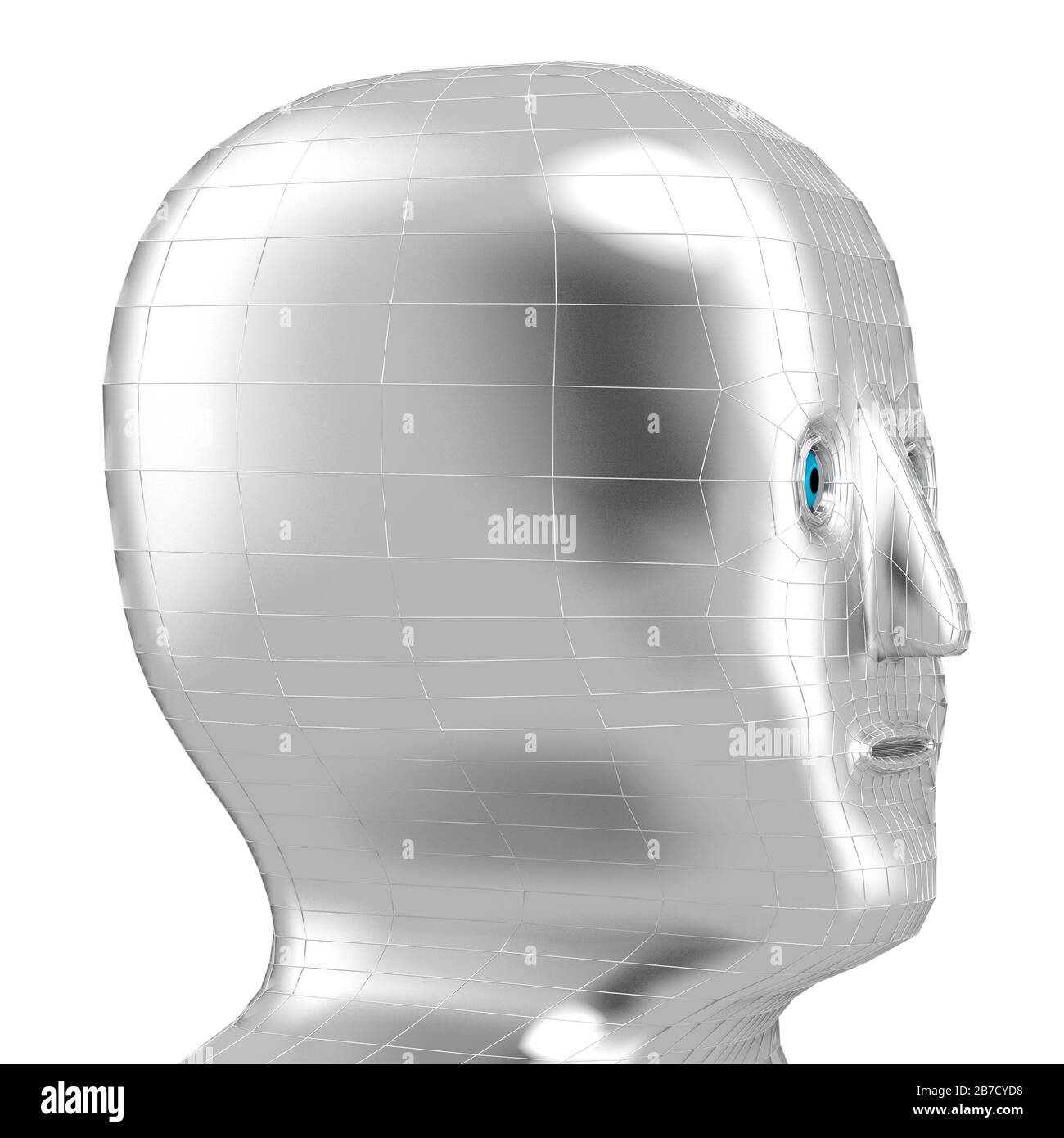 Geometrical man face 3d hi-res stock photography and images - Alamy