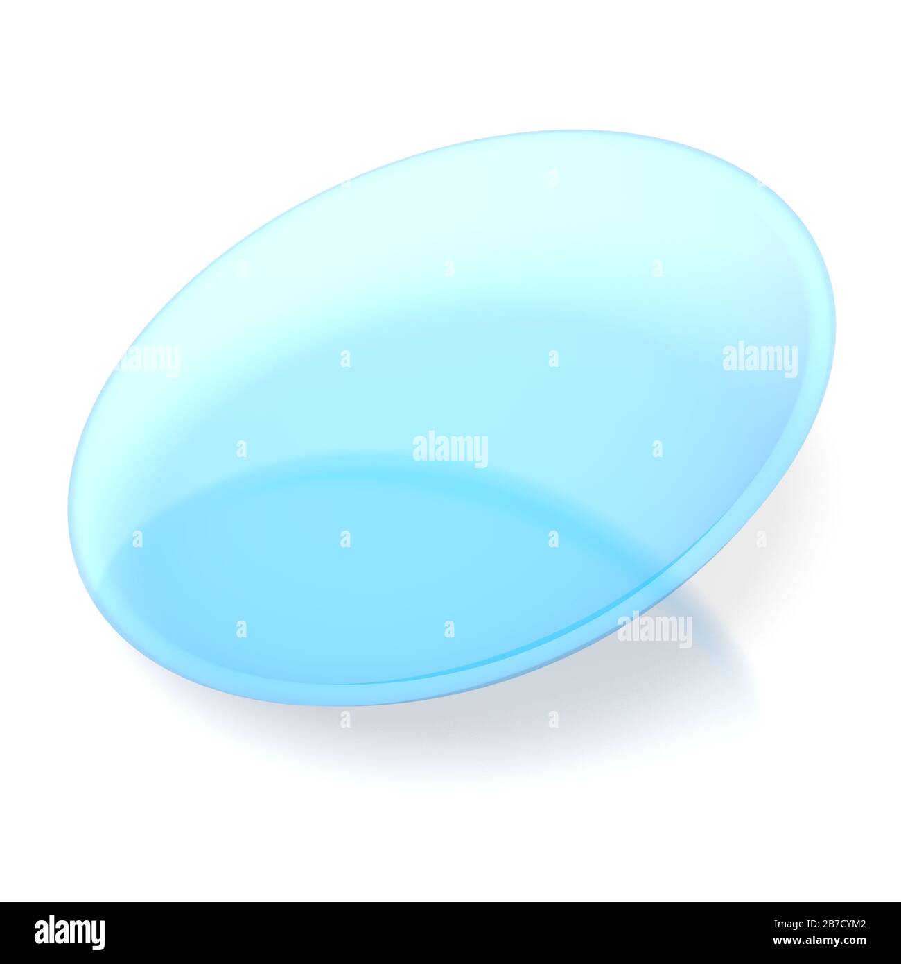 3D contact lens - isolated on white background Stock Photo - Alamy