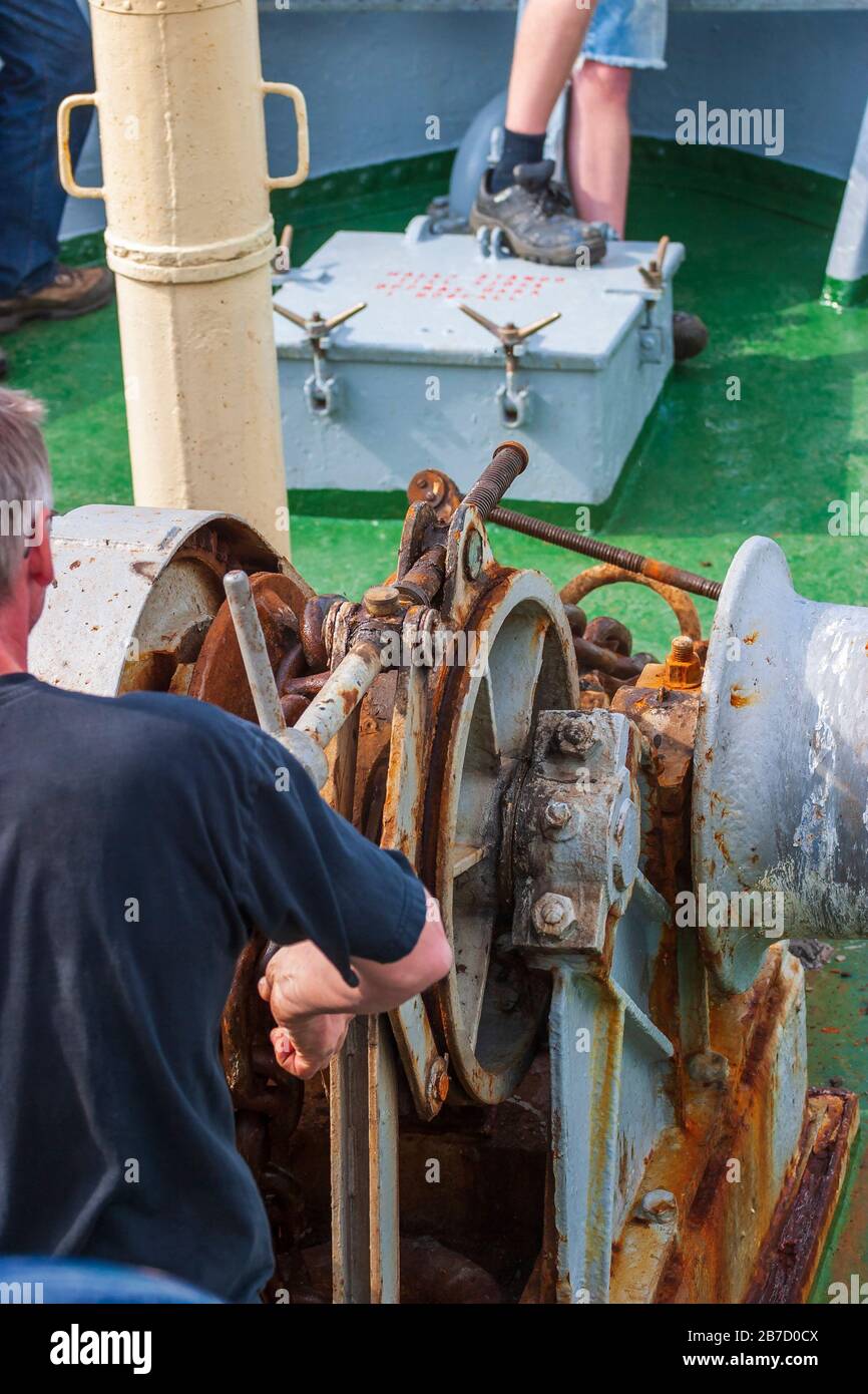Anchor Windlass High Resolution Stock Photography and Images - Alamy