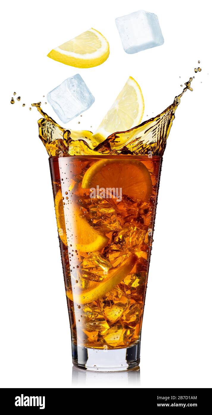 Ice falling glass Cut Out Stock Images & Pictures - Alamy