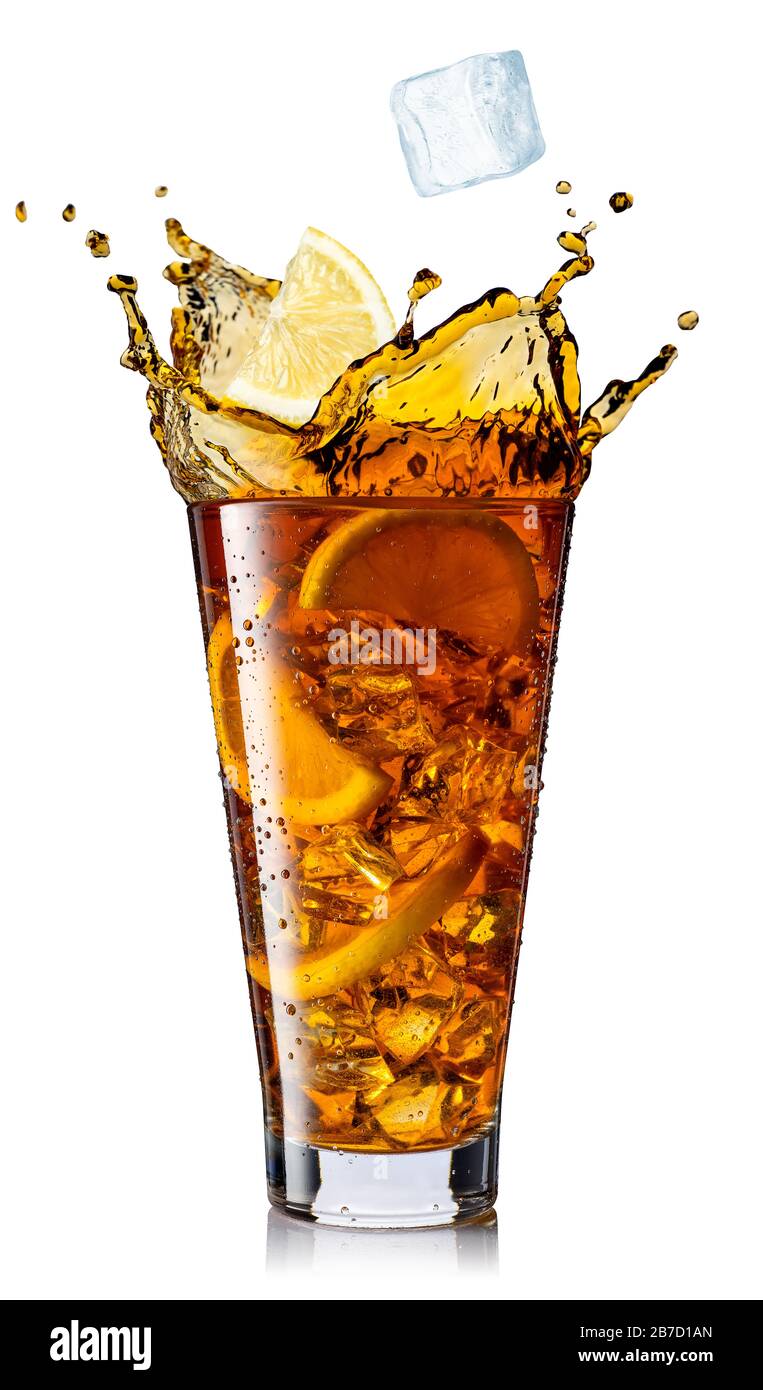 Glass fresh ice cold Cut Out Stock Images & Pictures - Alamy