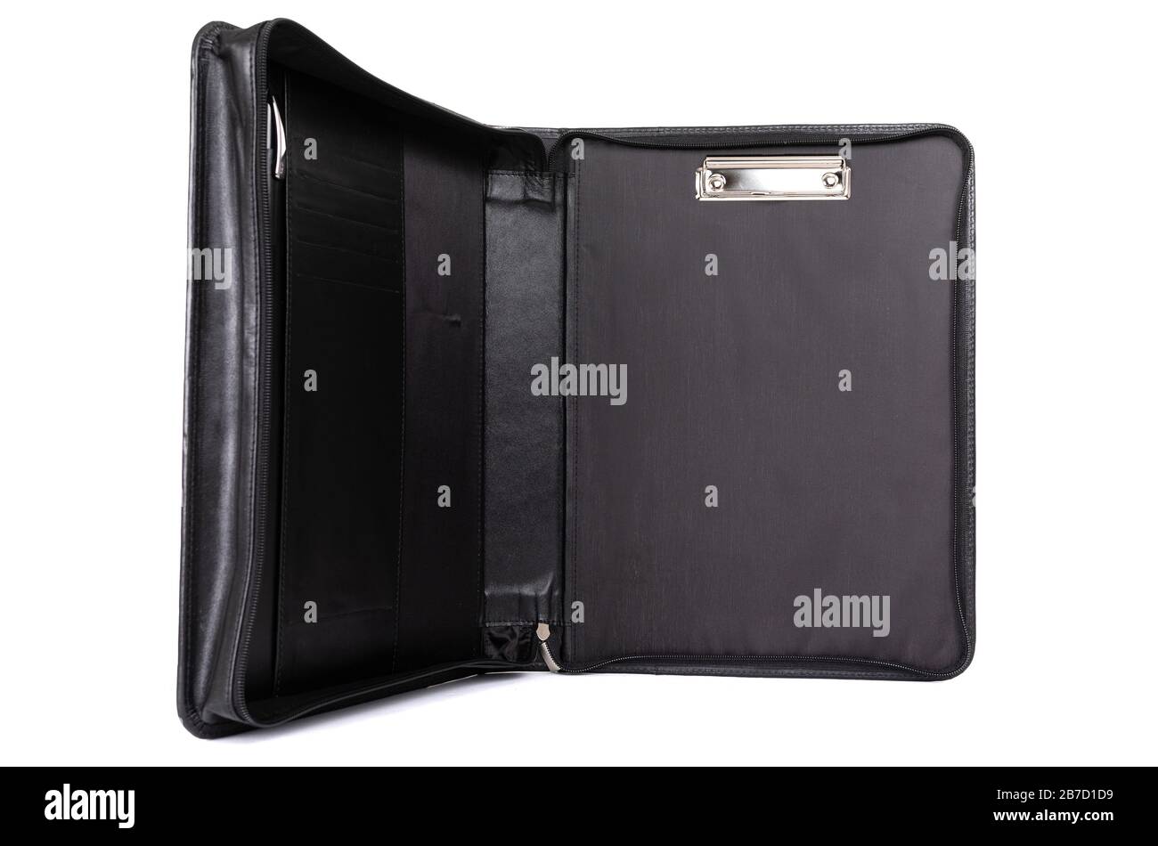 open portfolio view for documents on a white background Stock Photo - Alamy