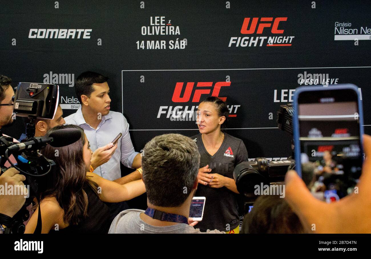 BRASÍLIA, DF - 14.03.2020: UFC FIGHT NIGHT LEE X OLIVEIRA - In an ...