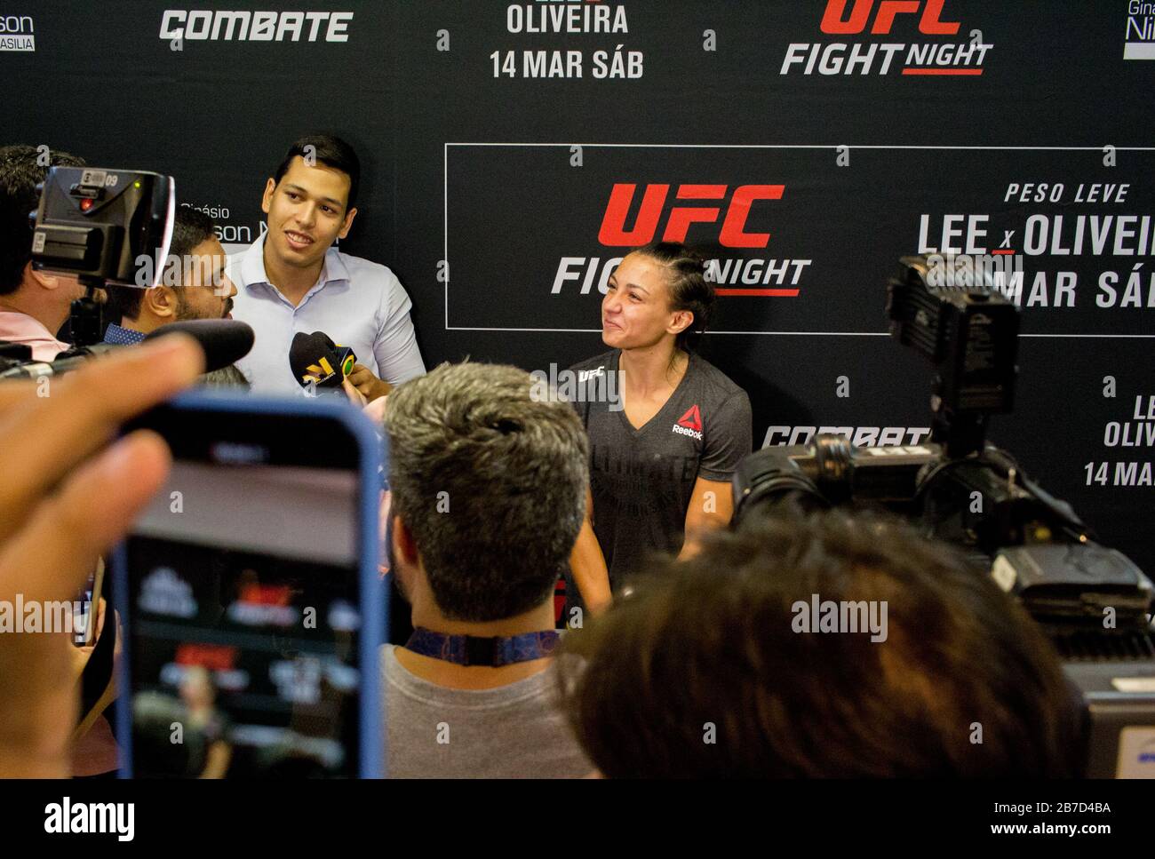 BRASÍLIA, DF - 14.03.2020: UFC FIGHT NIGHT LEE X OLIVEIRA - In an ...