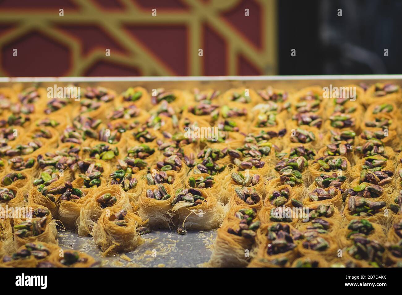 Baklawa (baklawa) traditional and authentic Middle Eastern Arabian ...