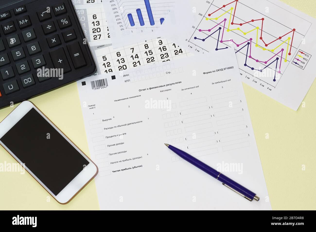 Filling in the Russian financial statements. Report form on financial ...