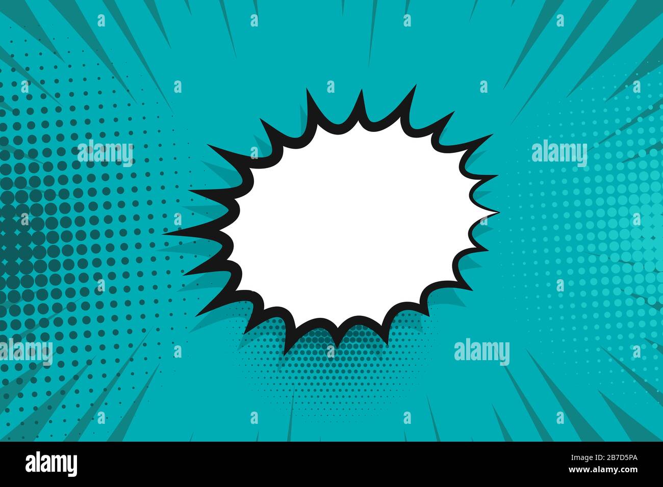 Comic text empty speech bubble banner pop art Stock Vector Image & Art ...