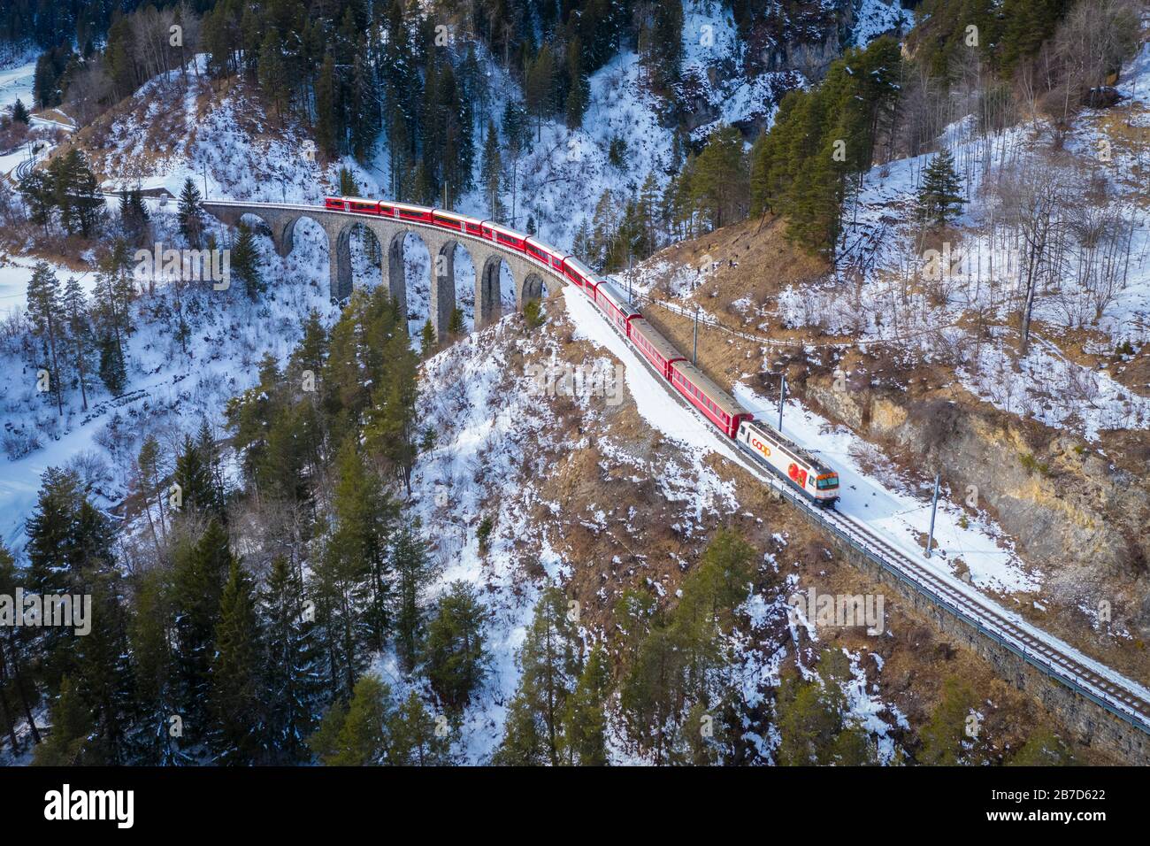 Albula bernina express railway hi-res stock photography and images - Alamy