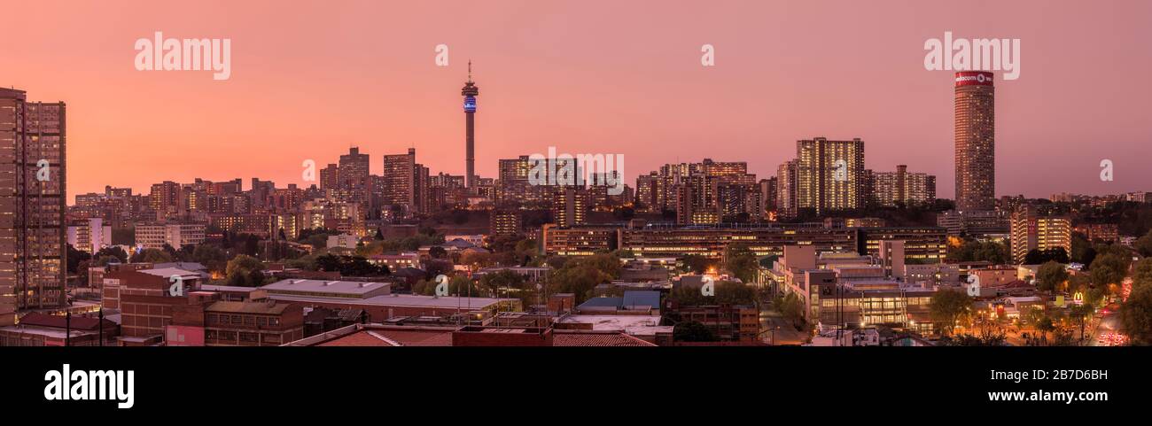 Joburg sunset hi-res stock photography and images - Alamy