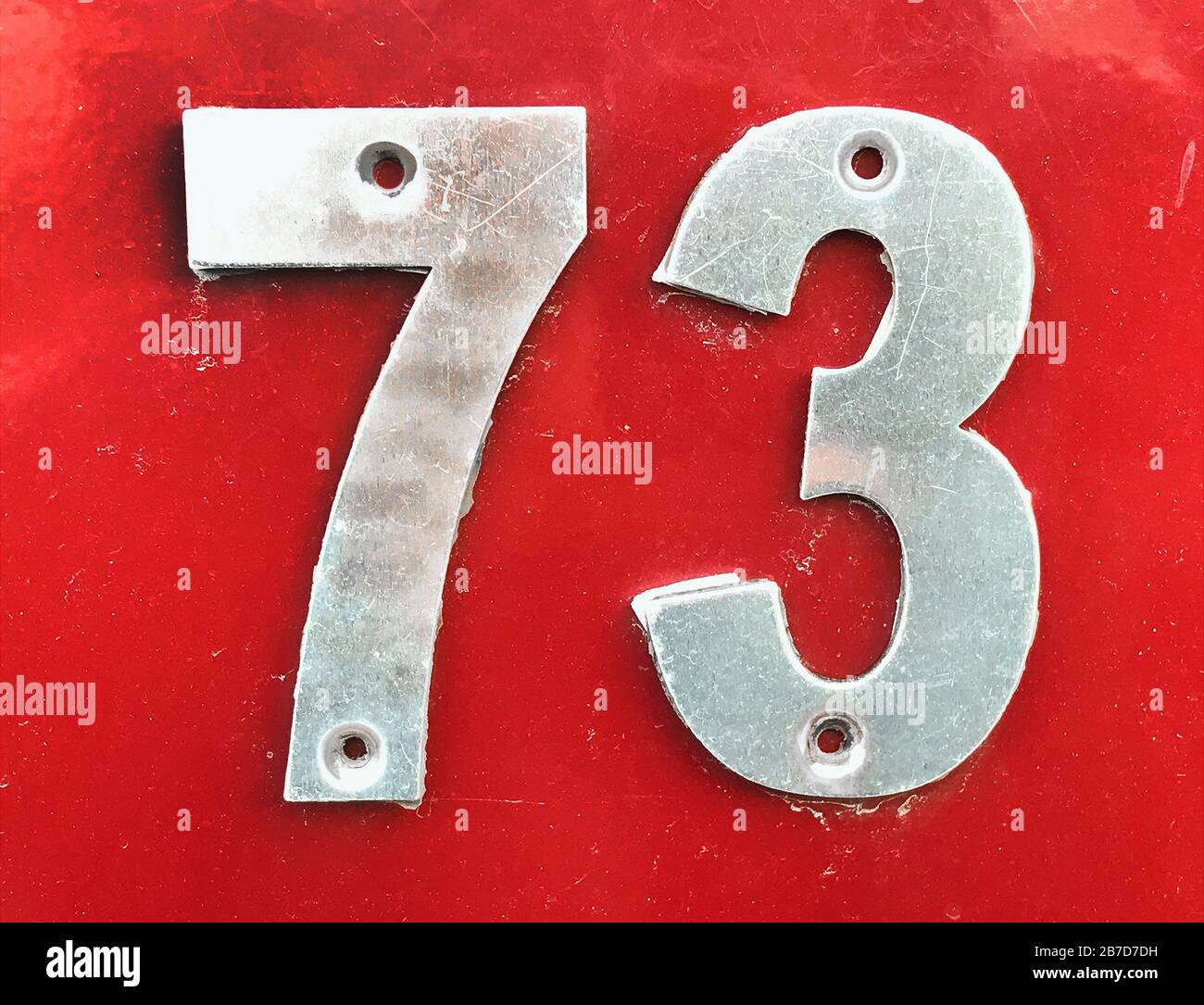 old house number 7 3 Stock Photo - Alamy
