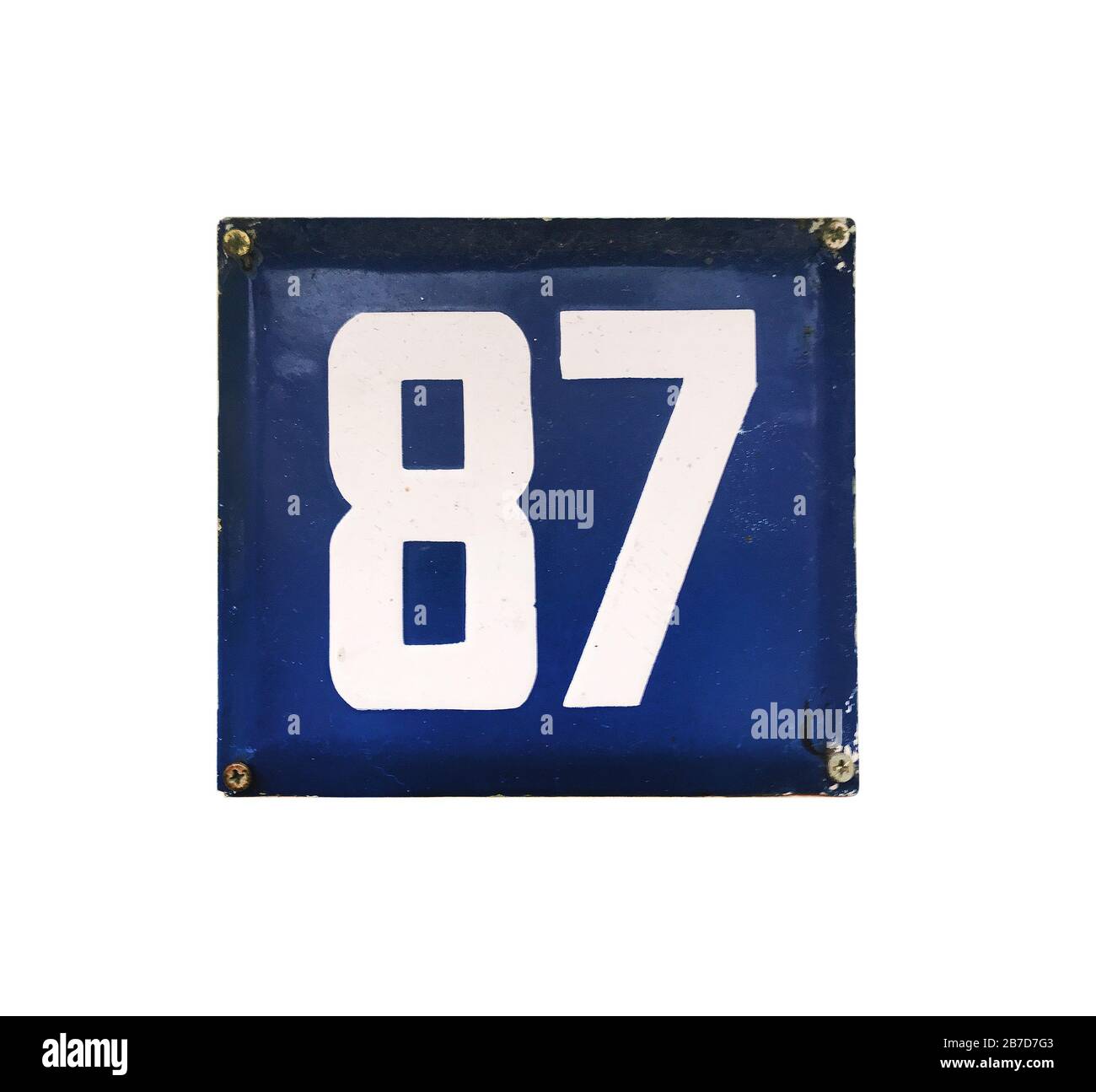 House number plate Cut Out Stock Images & Pictures - Alamy
