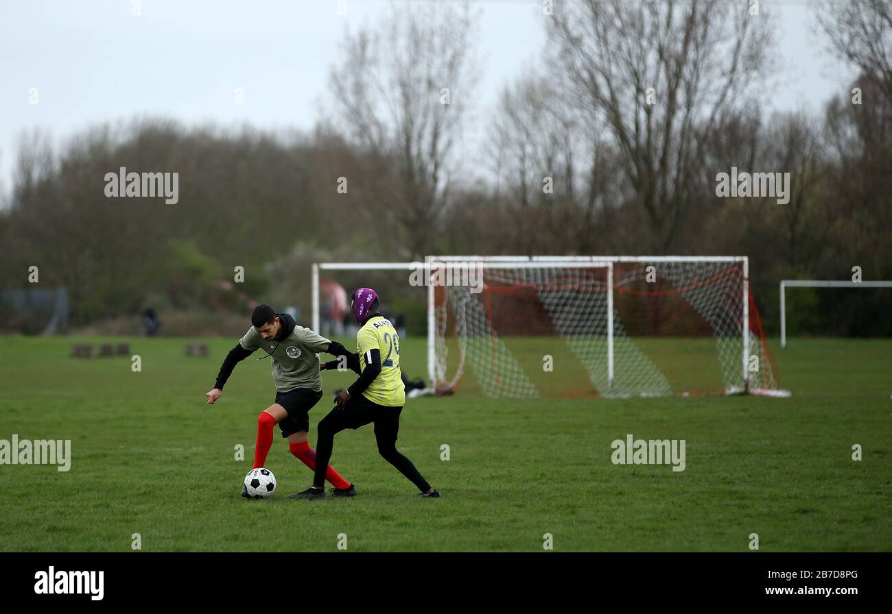 Hackney Marshes Football View Stock Photos & Hackney Marshes Football ...