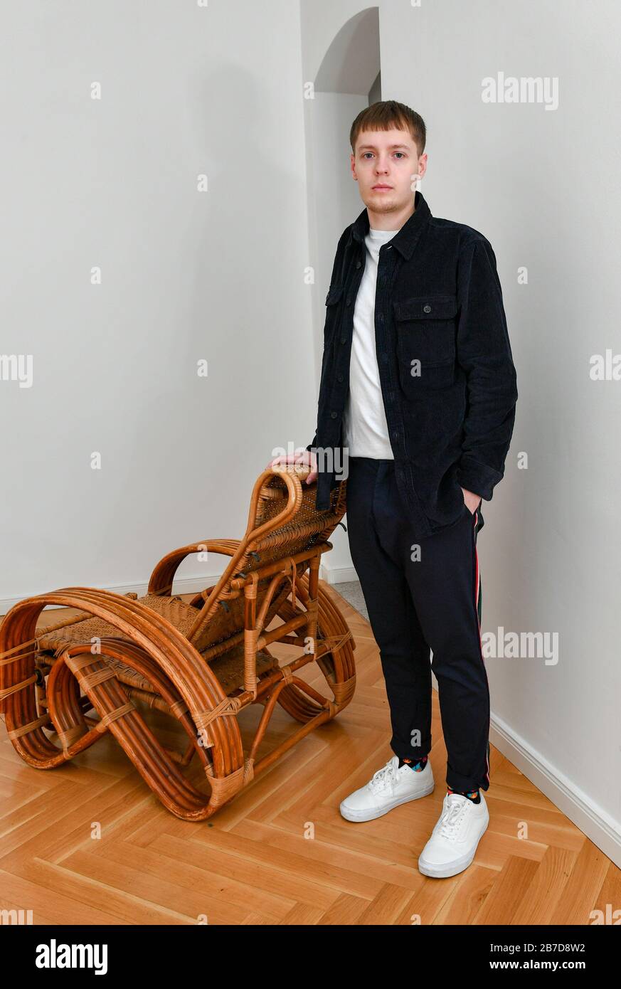 Berlin, Germany. 13th Mar, 2020. Ben Dolic, Slovenian pop singer, at a ...