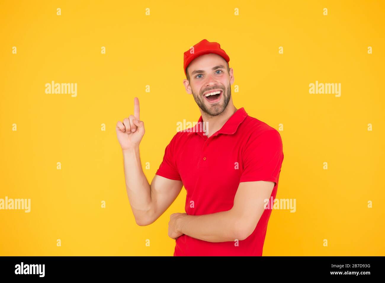 Good idea. Inspiration. Staff wanted. Supermarket cashier. Man delivery ...