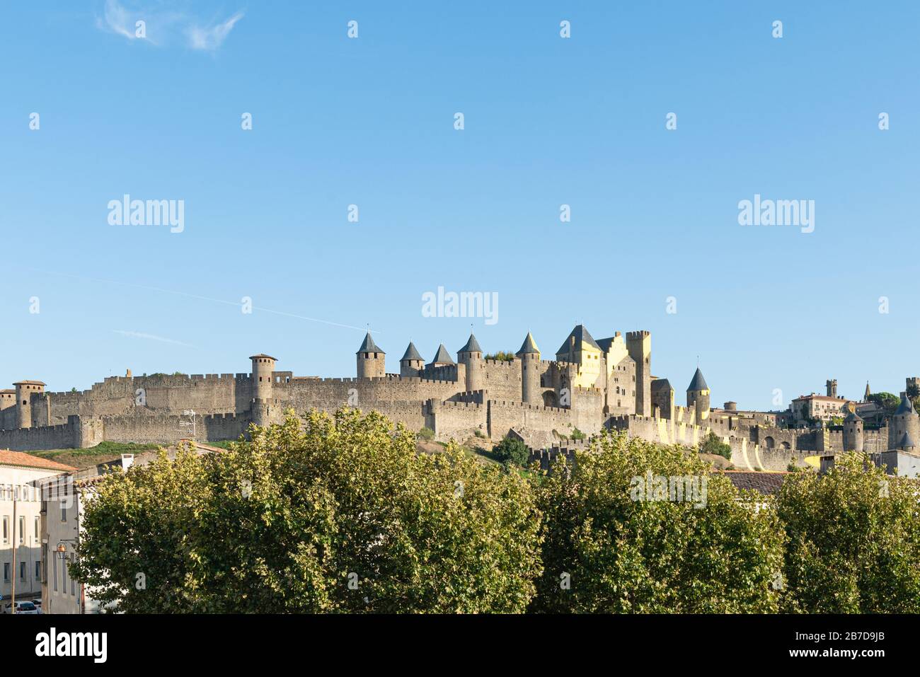 Carcassonne is one of the most beautiful fortified cities in France ...