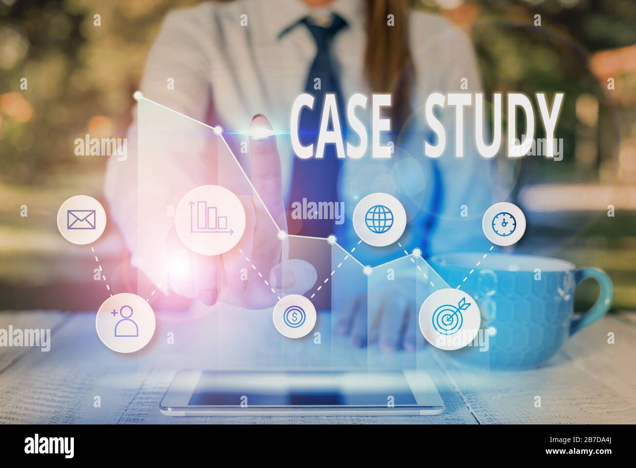 Handwriting text writing Case Study. Conceptual photo research ...