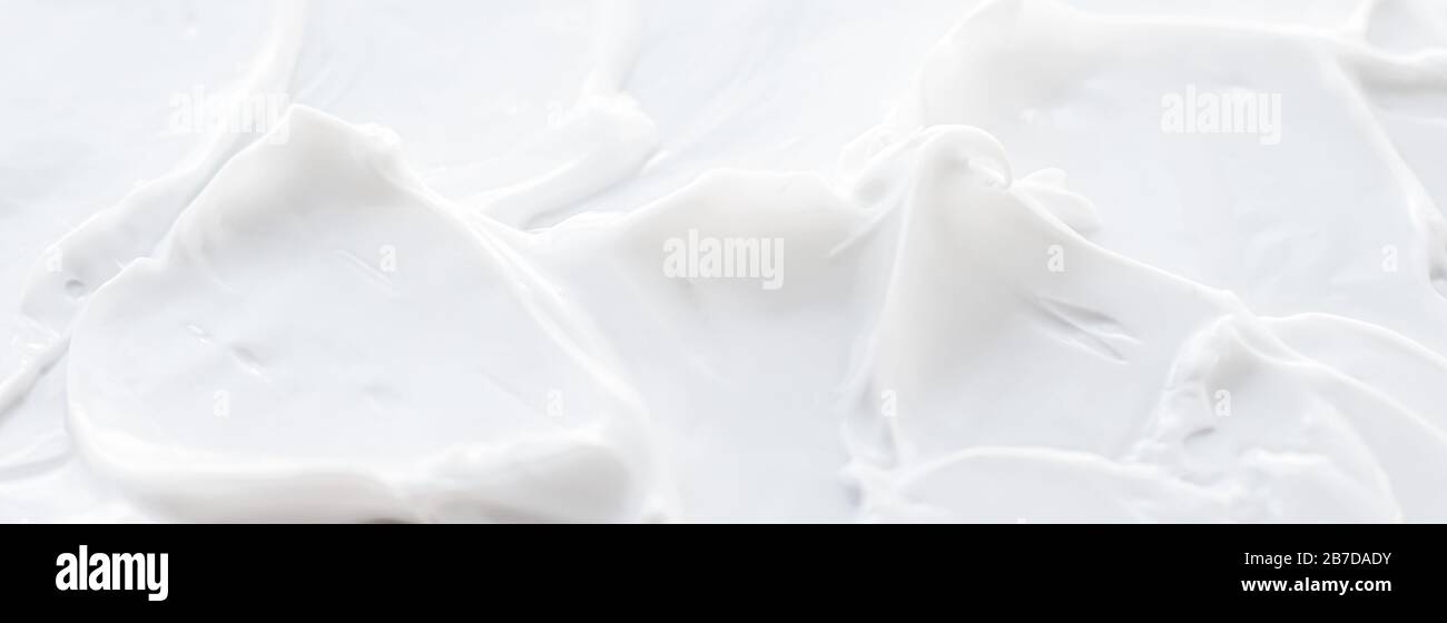 Skincare cosmetics and cream product texture or antibacterial liquid ...