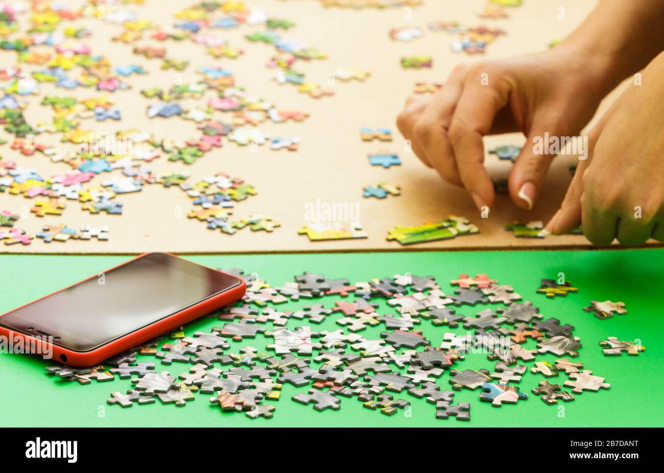 Mosaic puzzle hi-res stock photography and images - Alamy