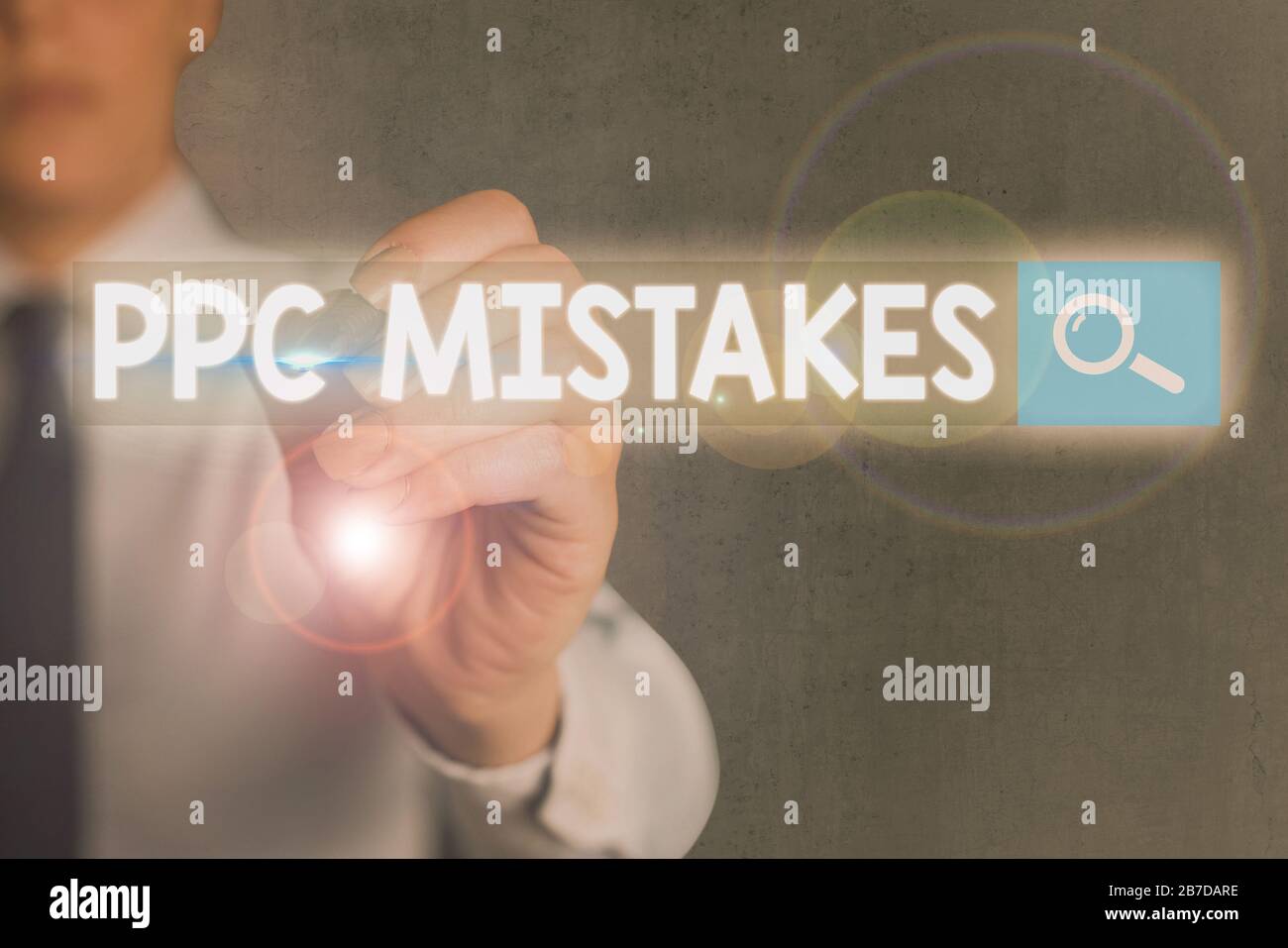 Conceptual hand writing showing Ppc Mistakes. Concept meaning judgment ...