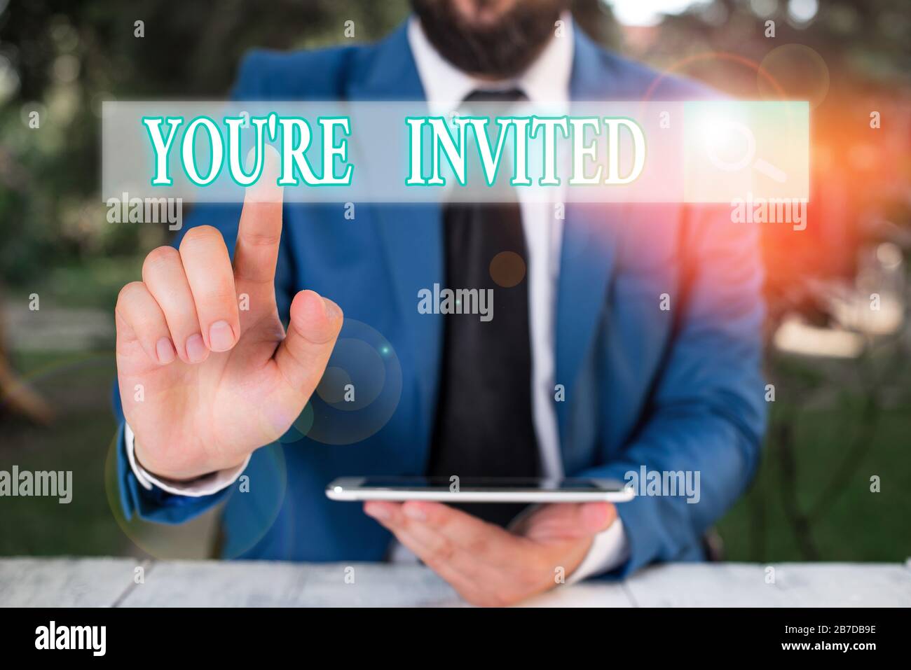 Word writing text You Re Invited. Business photo showcasing make a ...