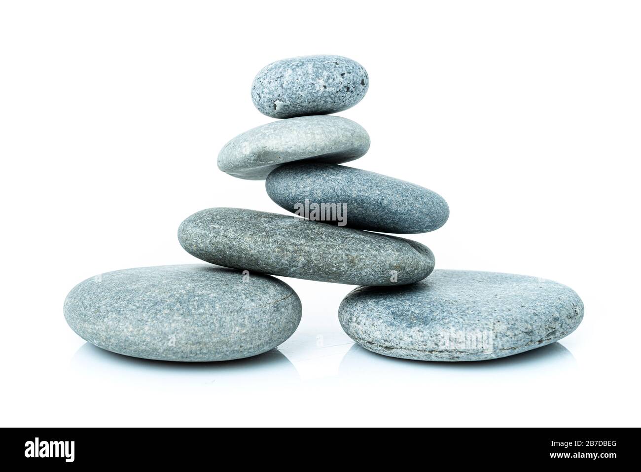 spa stones isolated on white background Stock Photo - Alamy
