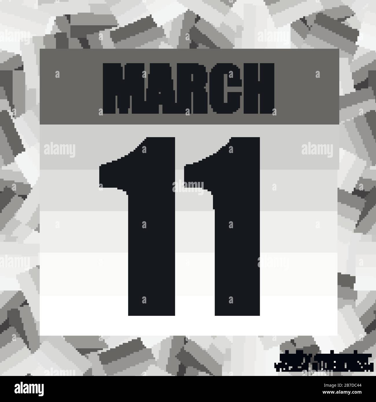 11 march icon Stock Vector Images - Alamy