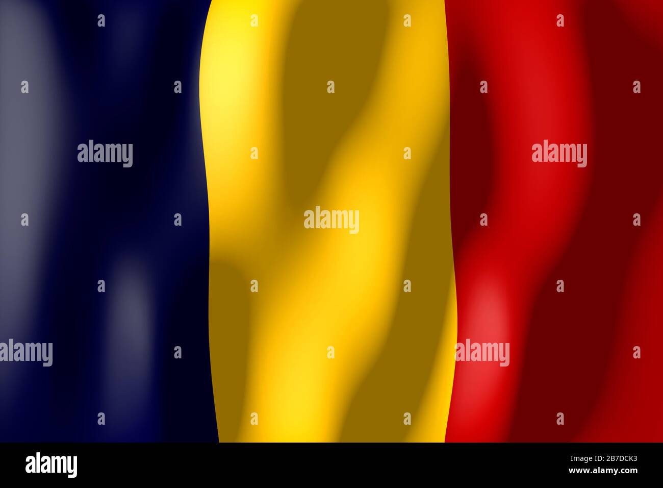 3d render romania flag hi-res stock photography and images - Alamy