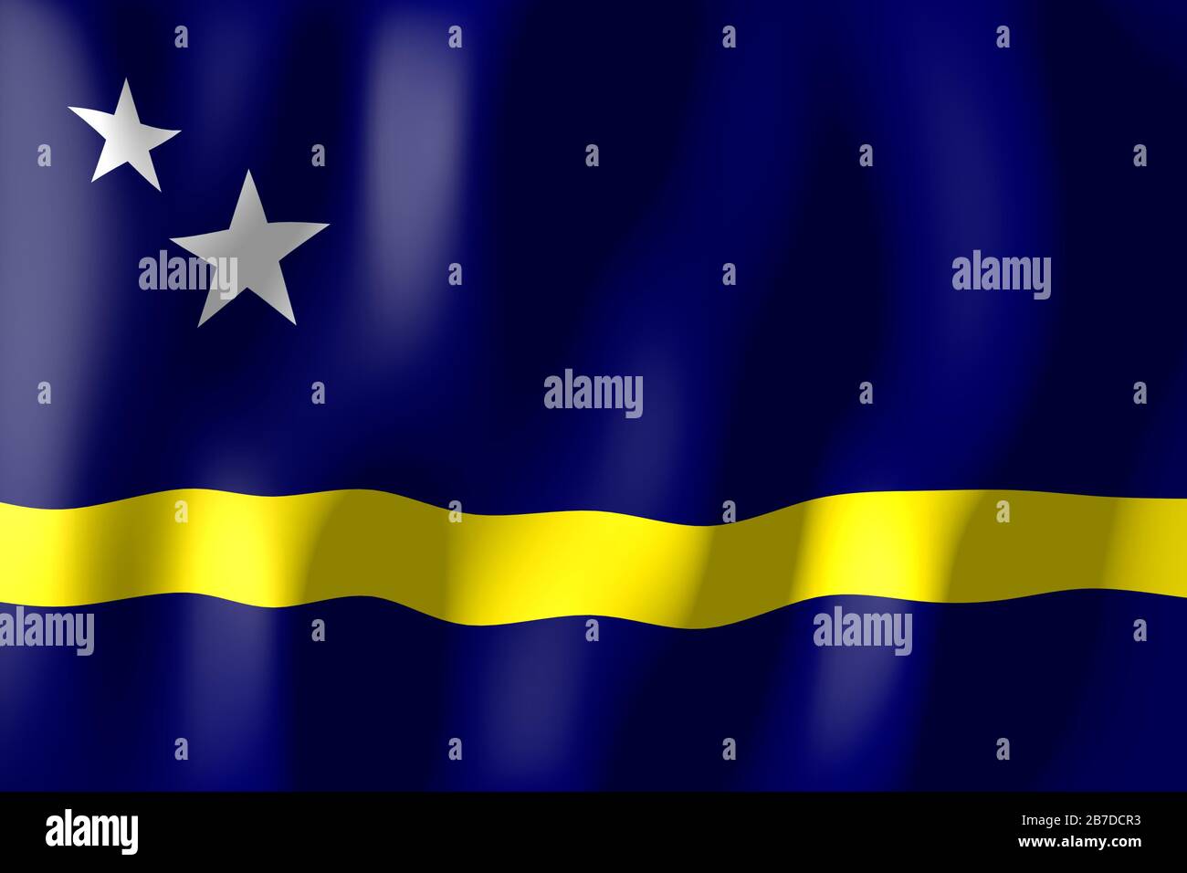 Curacao - flag Stock Photo - Alamy