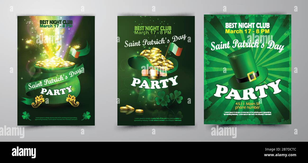 St. Patrick s Day poster. Vector illustration Stock Vector Image & Art ...
