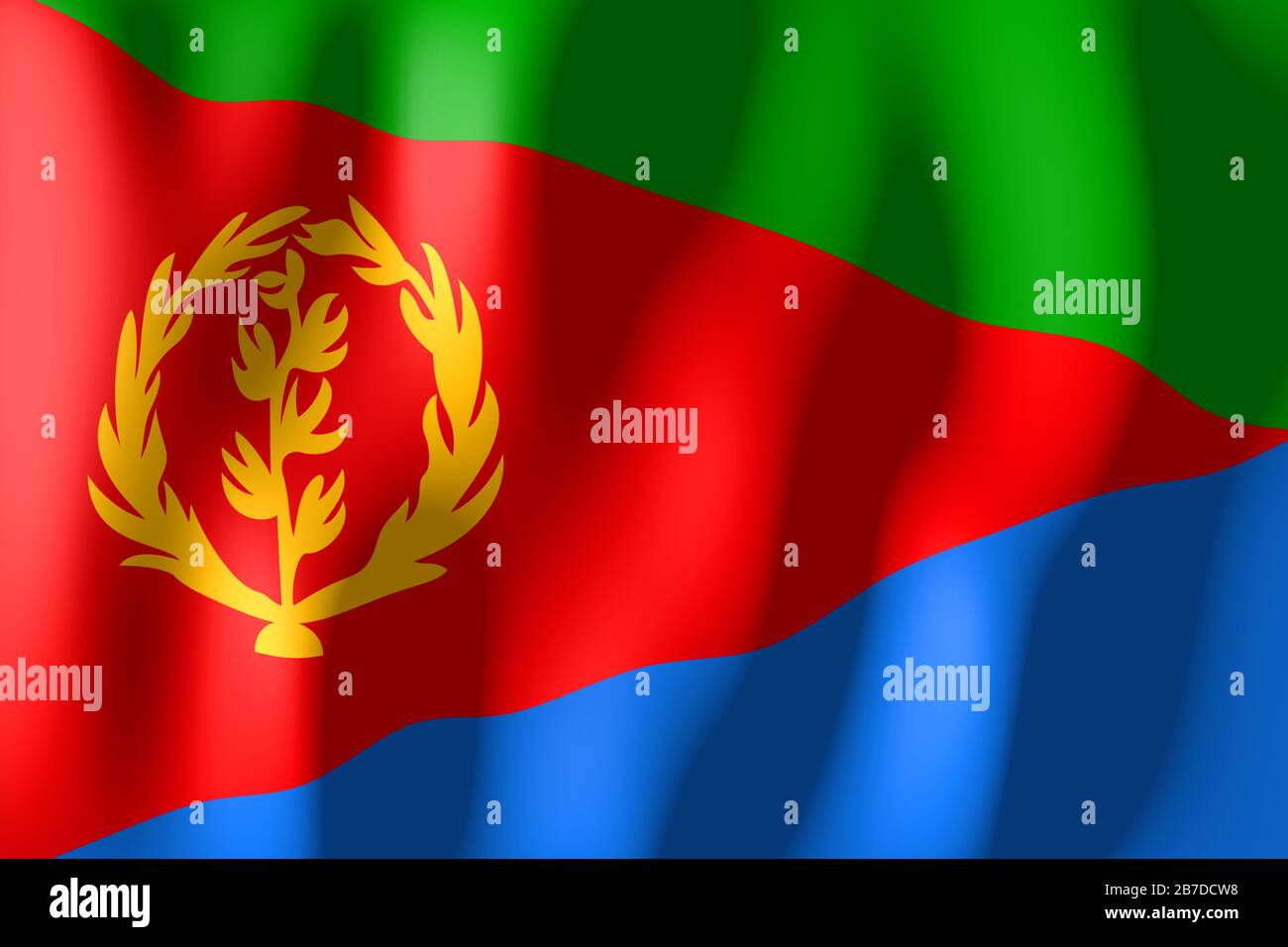 Eritrea - flag Stock Photo - Alamy
