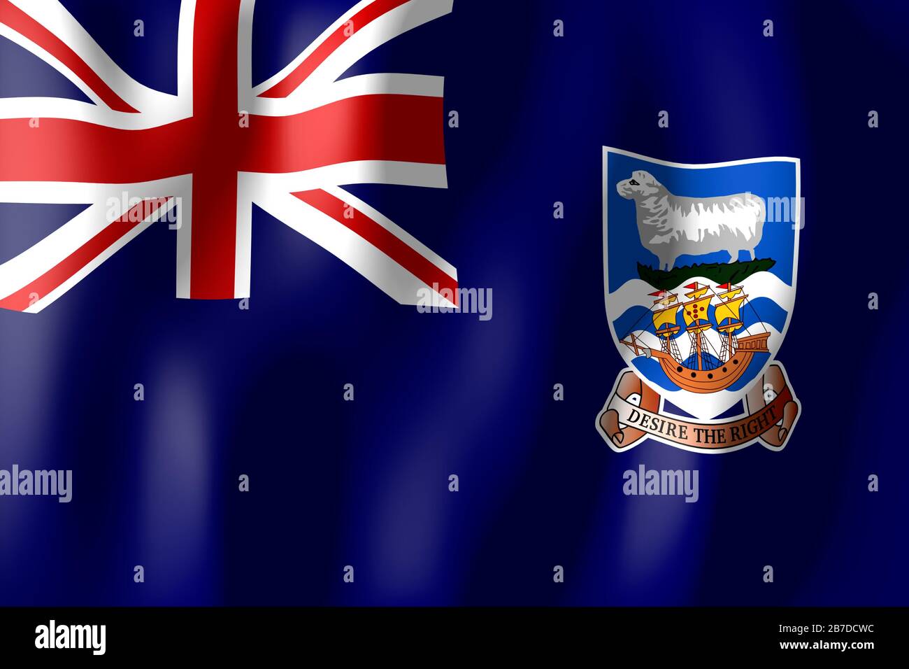 Falkland islands british flag hi-res stock photography and images - Alamy