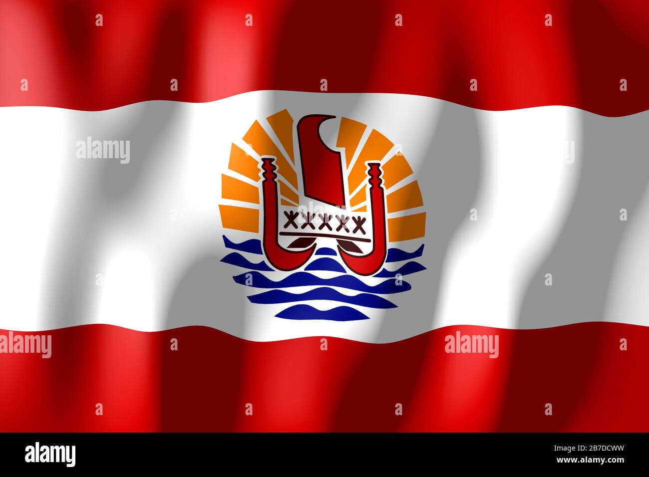 French Polynesia - flag Stock Photo - Alamy