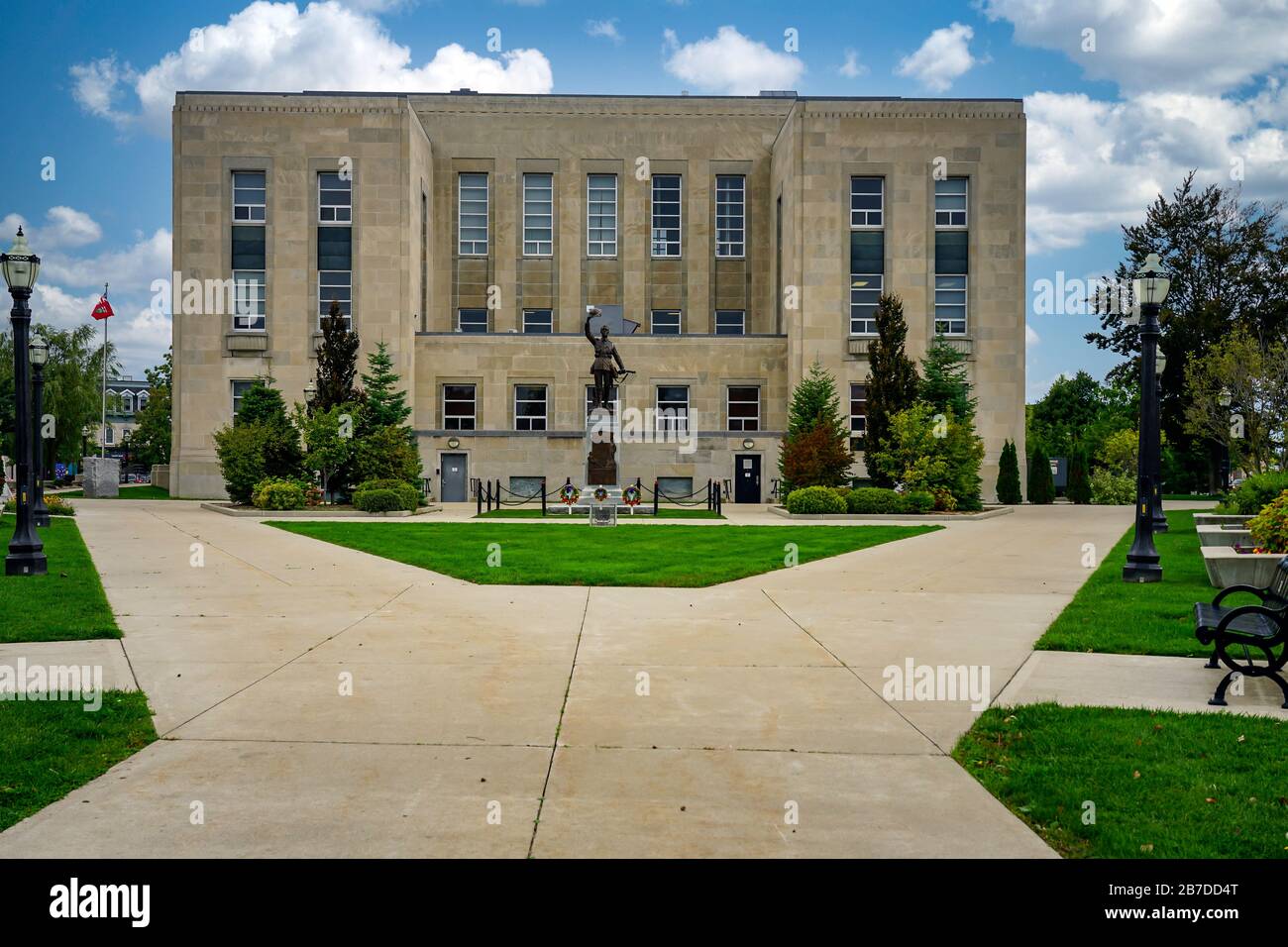 The Courthouse in Goderich, Ontario, Canada, North America Stock Photo ...