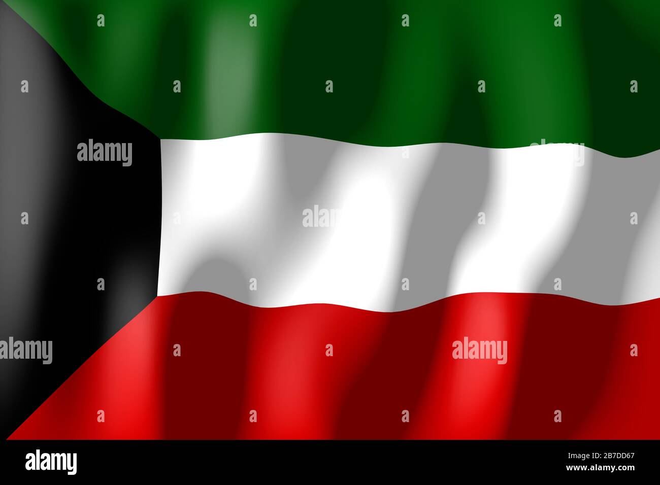 Kuwait - flag Stock Photo - Alamy