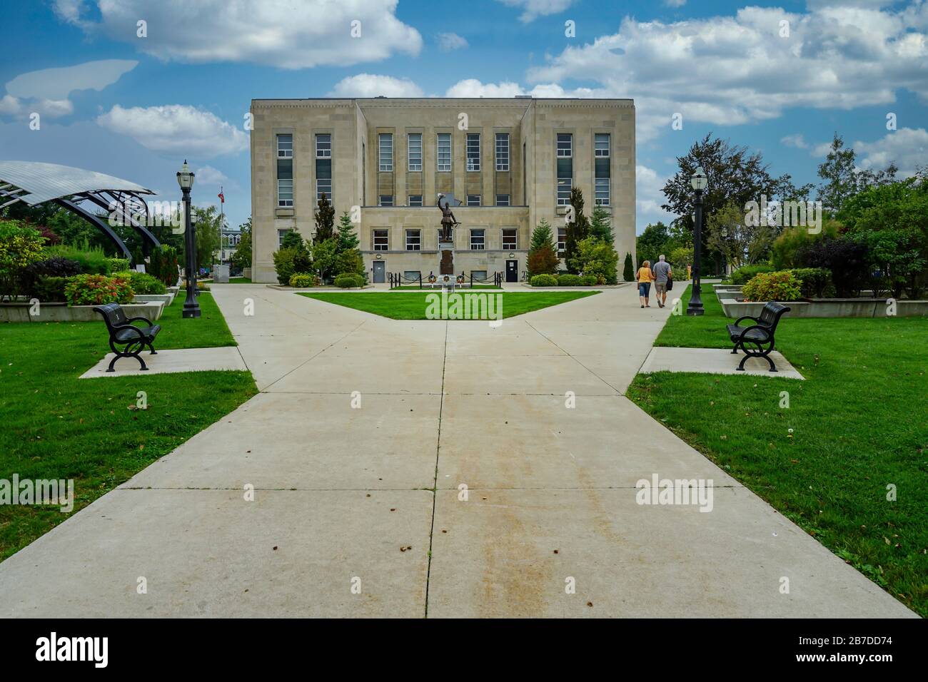 The Courthouse in Goderich, Ontario, Canada, North America Stock Photo ...