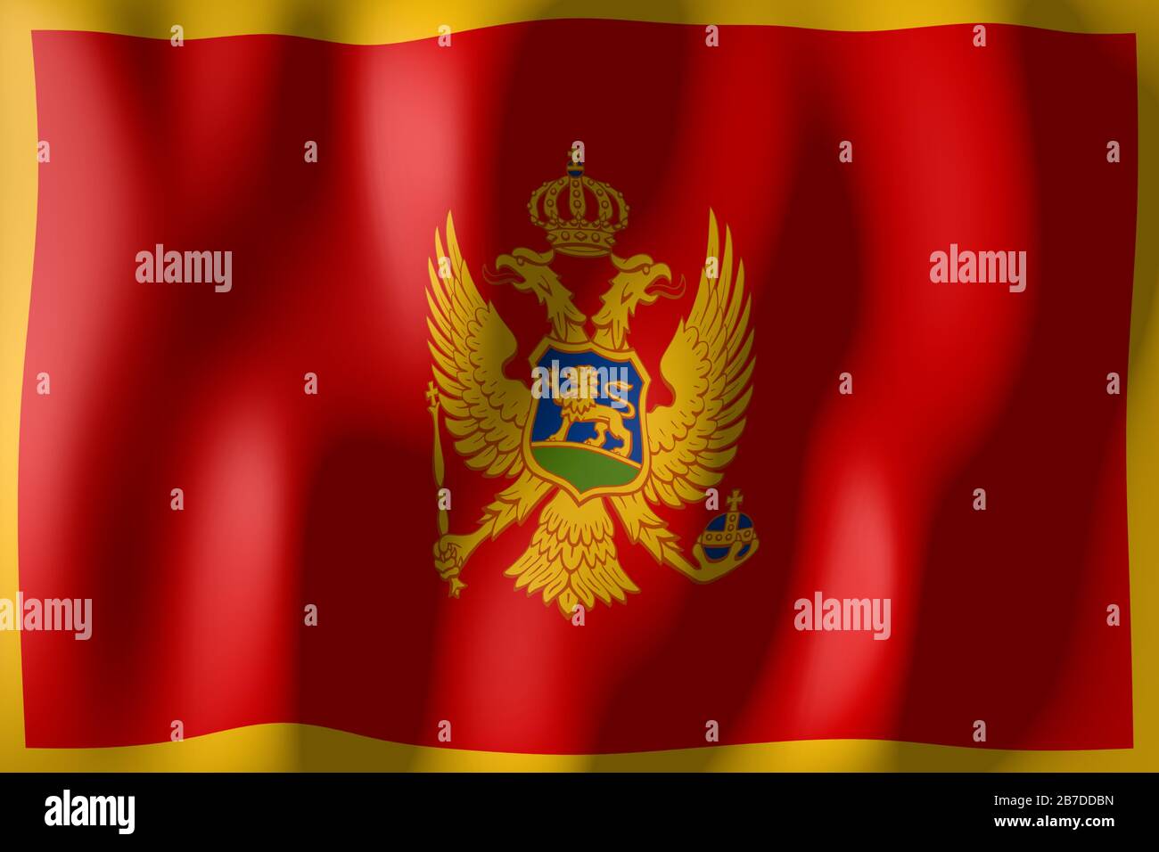 Montenegro Flag High Resolution Stock Photography and Images - Alamy